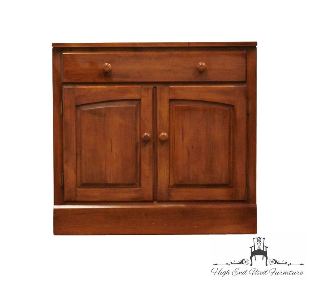 ETHAN ALLEN Country Colors Organizer Collection 32" Two Door Cabinet 14 ...