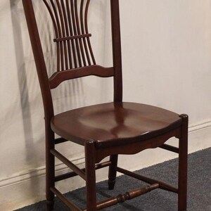 TOM SEELY Solid Cherry Country French Wheat / Sheaf Back Dining Side ...