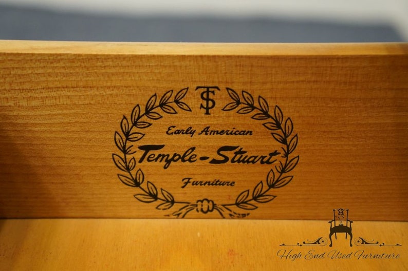 TEMPLE STUART Solid Hard Rock Maple Colonial Early American - Etsy