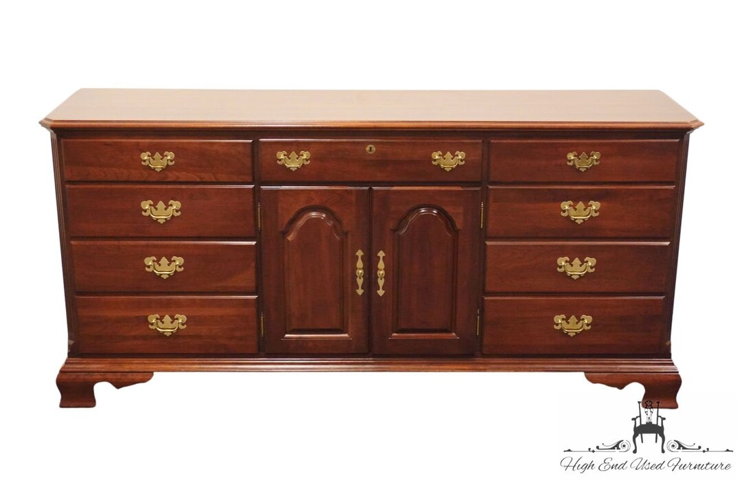 KINCAID FURNITURE Solid Commonwealth Cherry Traditional Style 72 ...