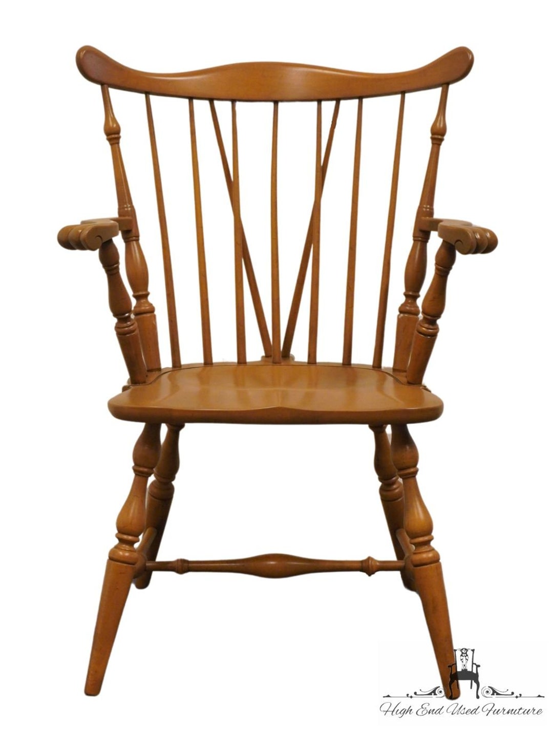 DAVIS CABINET Co. Solid Cherry Early American Duxbury Windsor ...