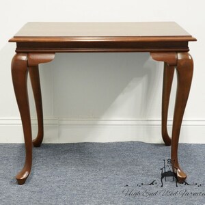 HIGH END Vintage Solid Cherry Traditional Style 28x18 Accent Tea Table ...