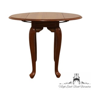 KINCAID FURNITURE Solid Oak Country French Style 28" Drop-leaf Pembroke Accent End Table - Etsy