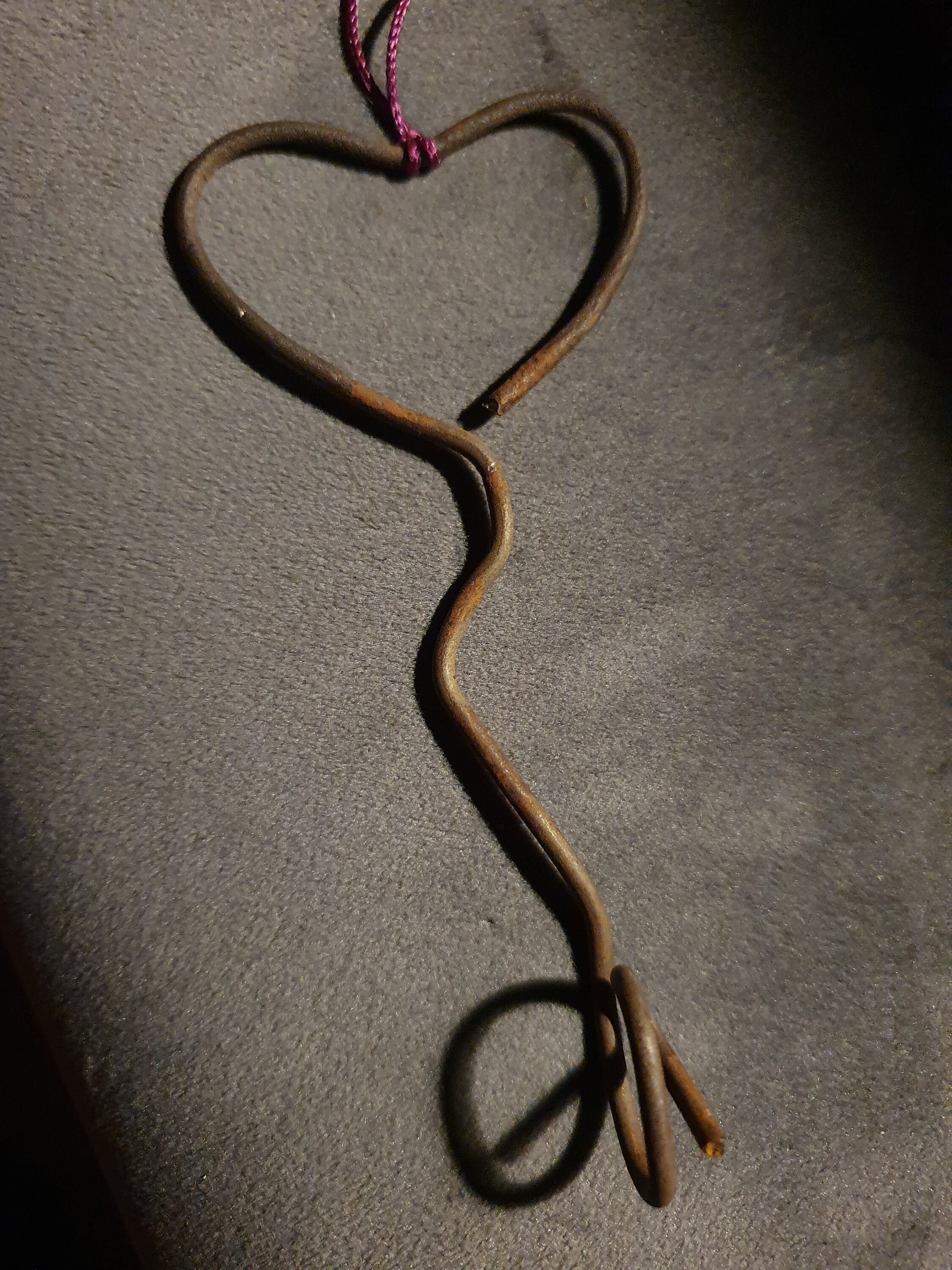 One of a Kind Wire Heart - Etsy