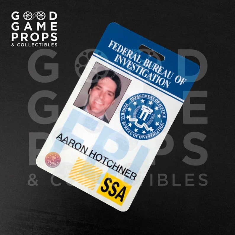 Criminal Minds FBI ID Badge Prop Replica PVC 100% Screen | Etsy