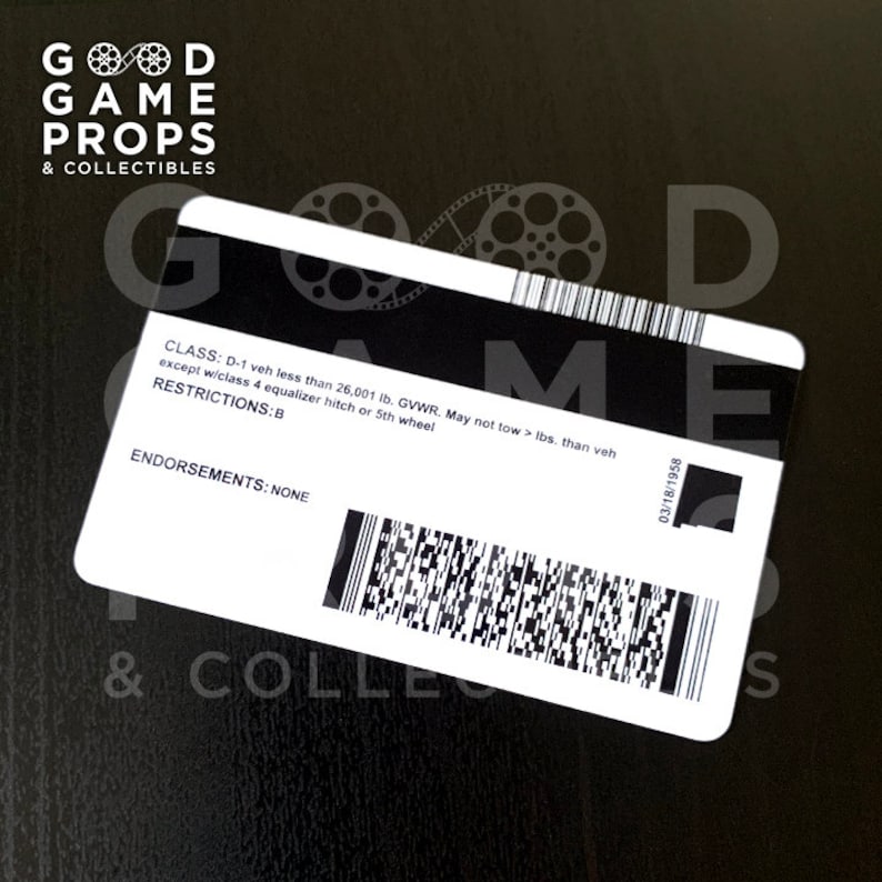 Breaking Bad Walter White Driver's License Prop Replica - Etsy