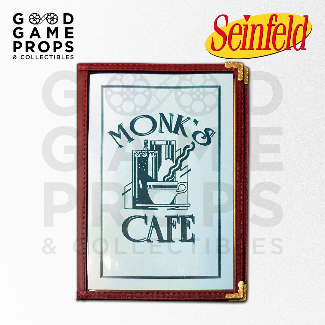 Seinfeld | Monk's Cafe Menu Prop Replica | 100% Screen Accurate - Etsy