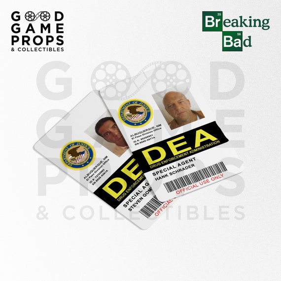 Breaking Bad Hank Schrader / Steven Gomez DEA ID Badge Prop - Etsy