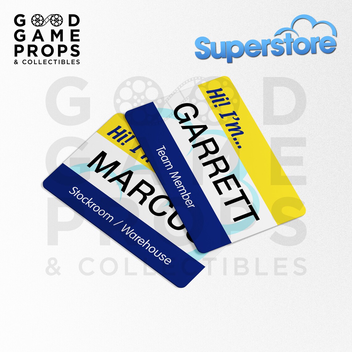 Superstore Cloud 9 Employee Name Tag ID Badge Prop Replica - Etsy