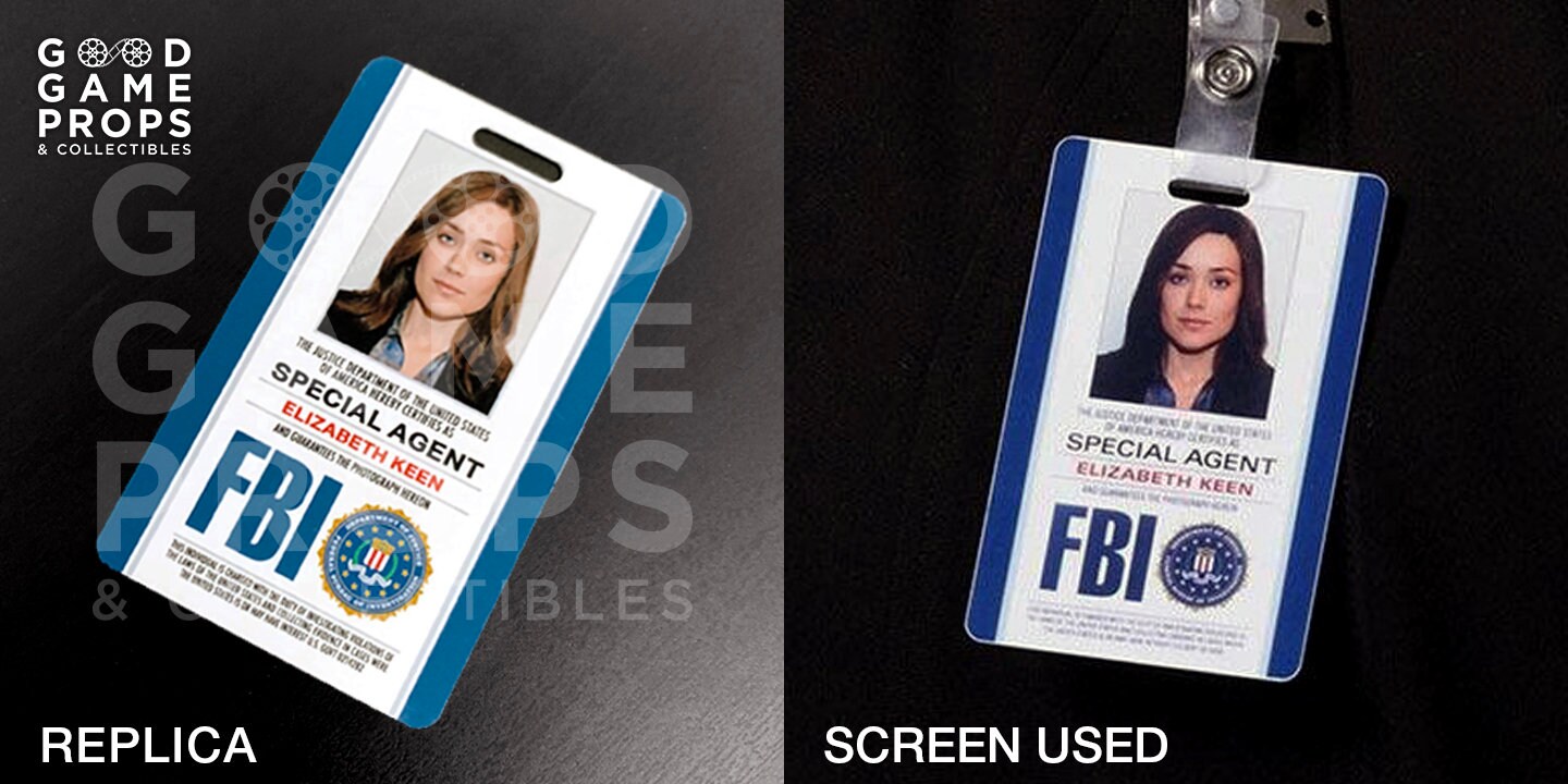 The Blacklist Agent Keen / Agent Ressler FBI ID Badge Prop | Etsy