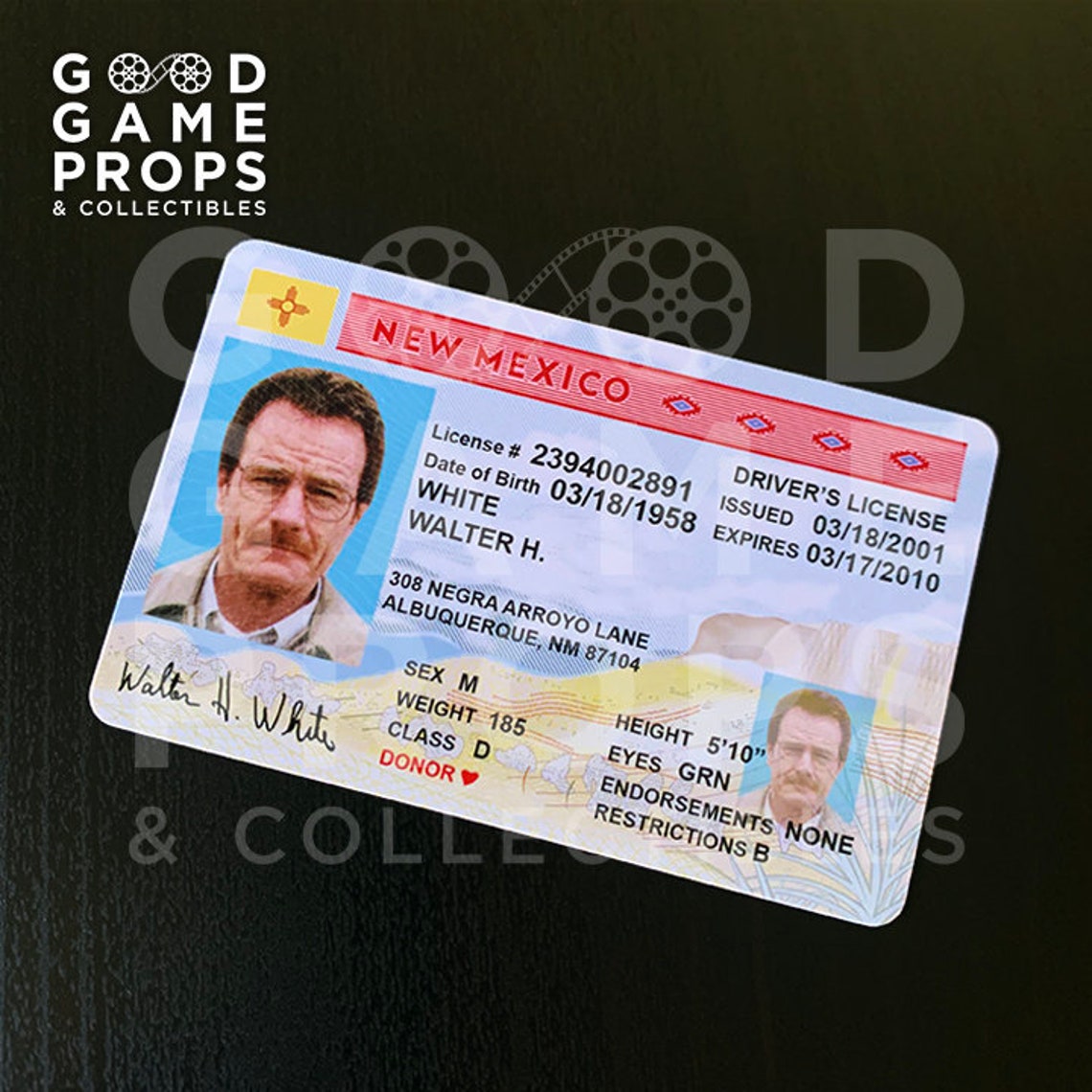 Breaking Bad Walter White Driver's License Prop Replica - Etsy