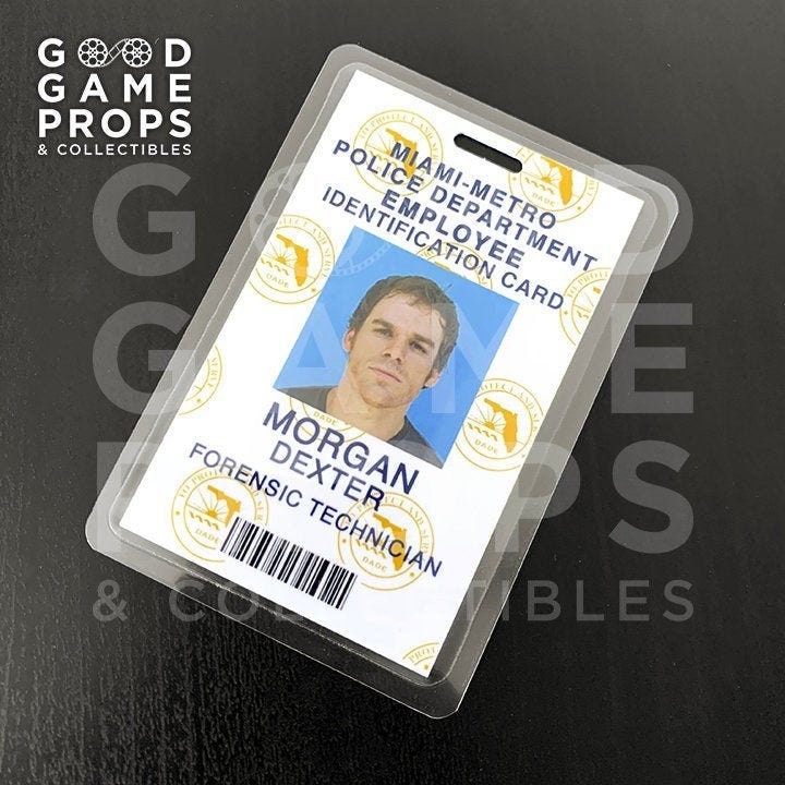 Dexter Miami-metro ID Badge Prop Replica 2-sided - Etsy