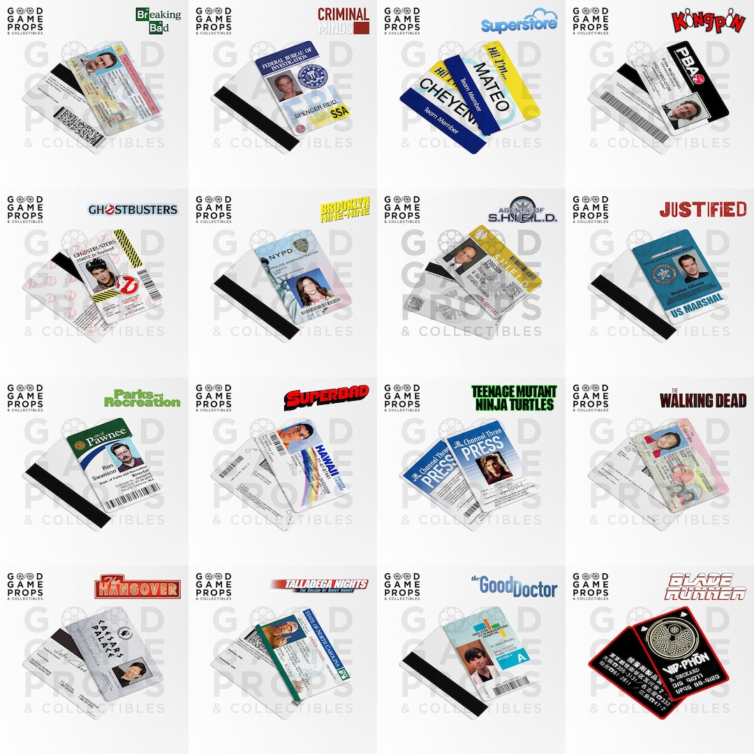 Movie & TV Prop / Cosplay / Employee Custom ID Badge | Any Design | 30 ...