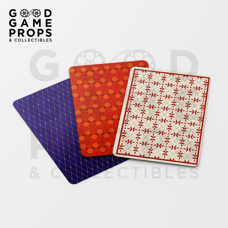 TDK Joker heath Ledger Playing Cards Prop Replica Set 2 - Etsy