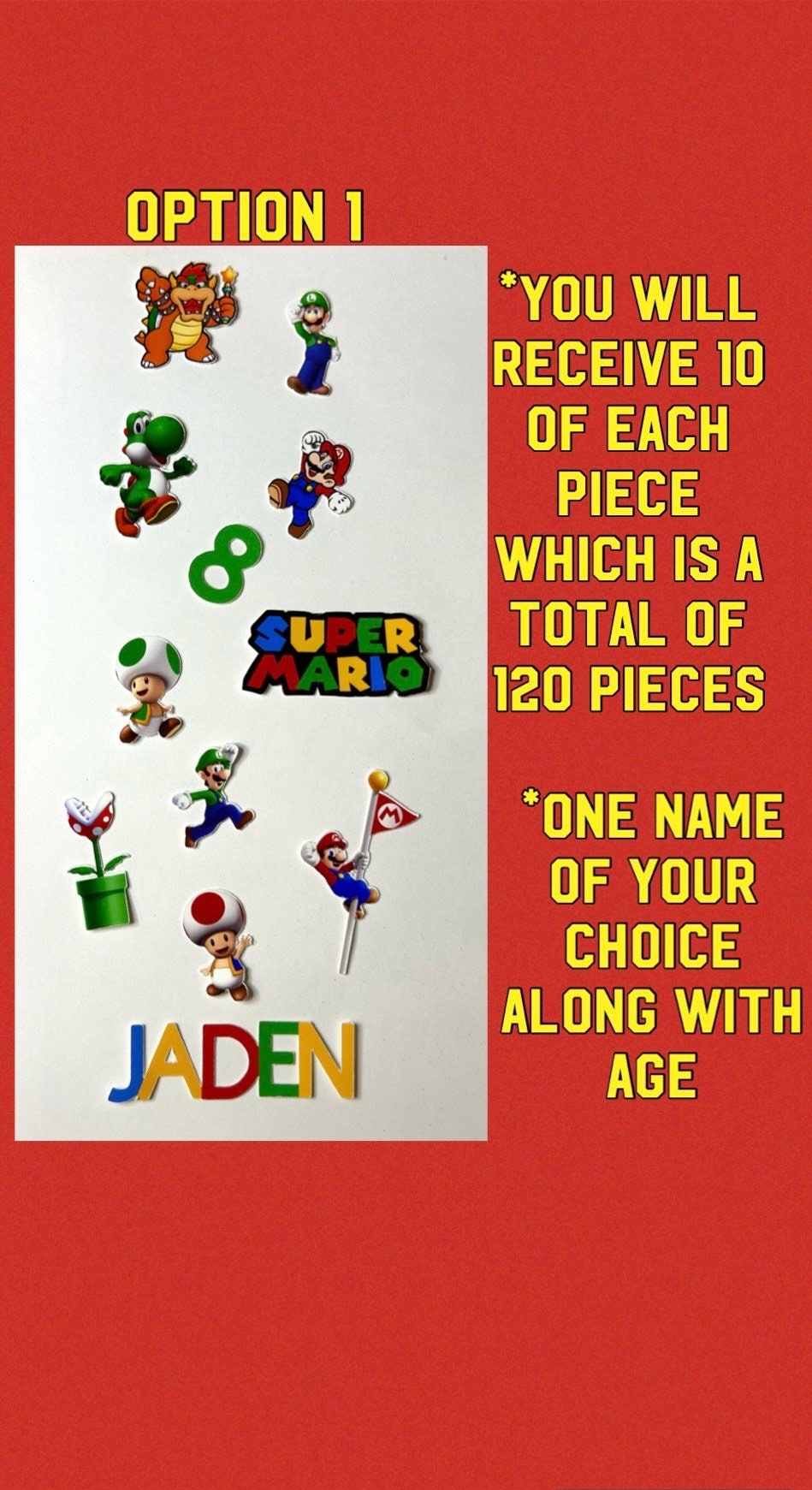 Mario Confetti / Mario Birthday Confetti /personalized Confetti/table ...