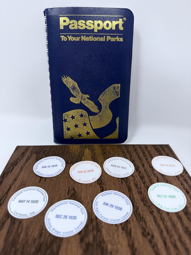 Pick Your Own National Park Passport Stamp Vinyl Stickers, Custom ...