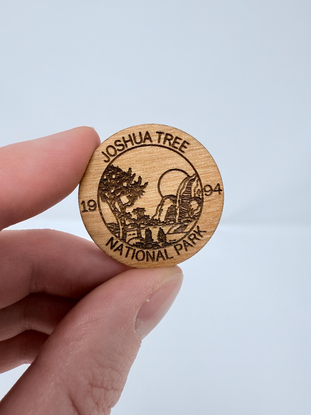 National Park Wood Magnet | Joshua Tree Alderwood Magnet for Nature ...