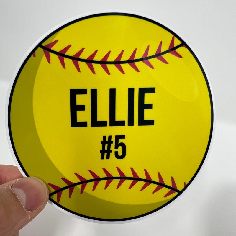 Softball Vinyl - Etsy