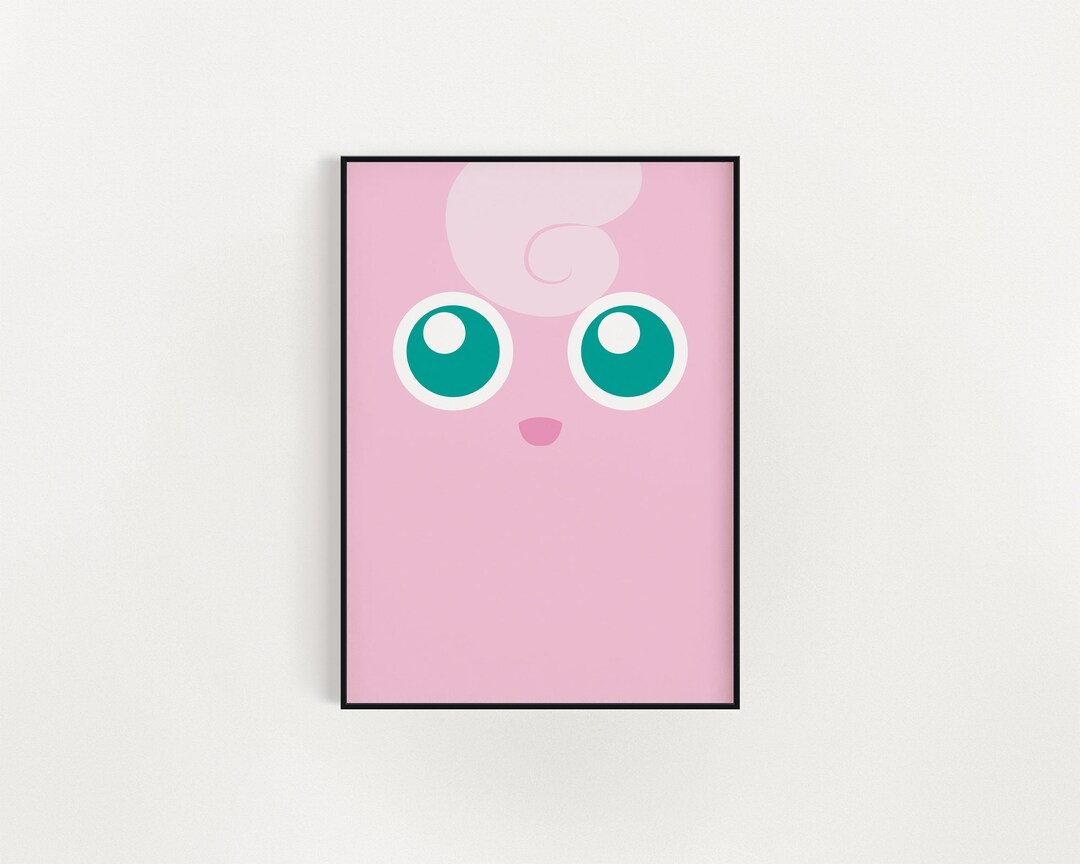 Pokémon Poster Jigglypuff Digital Poster Printable - Etsy