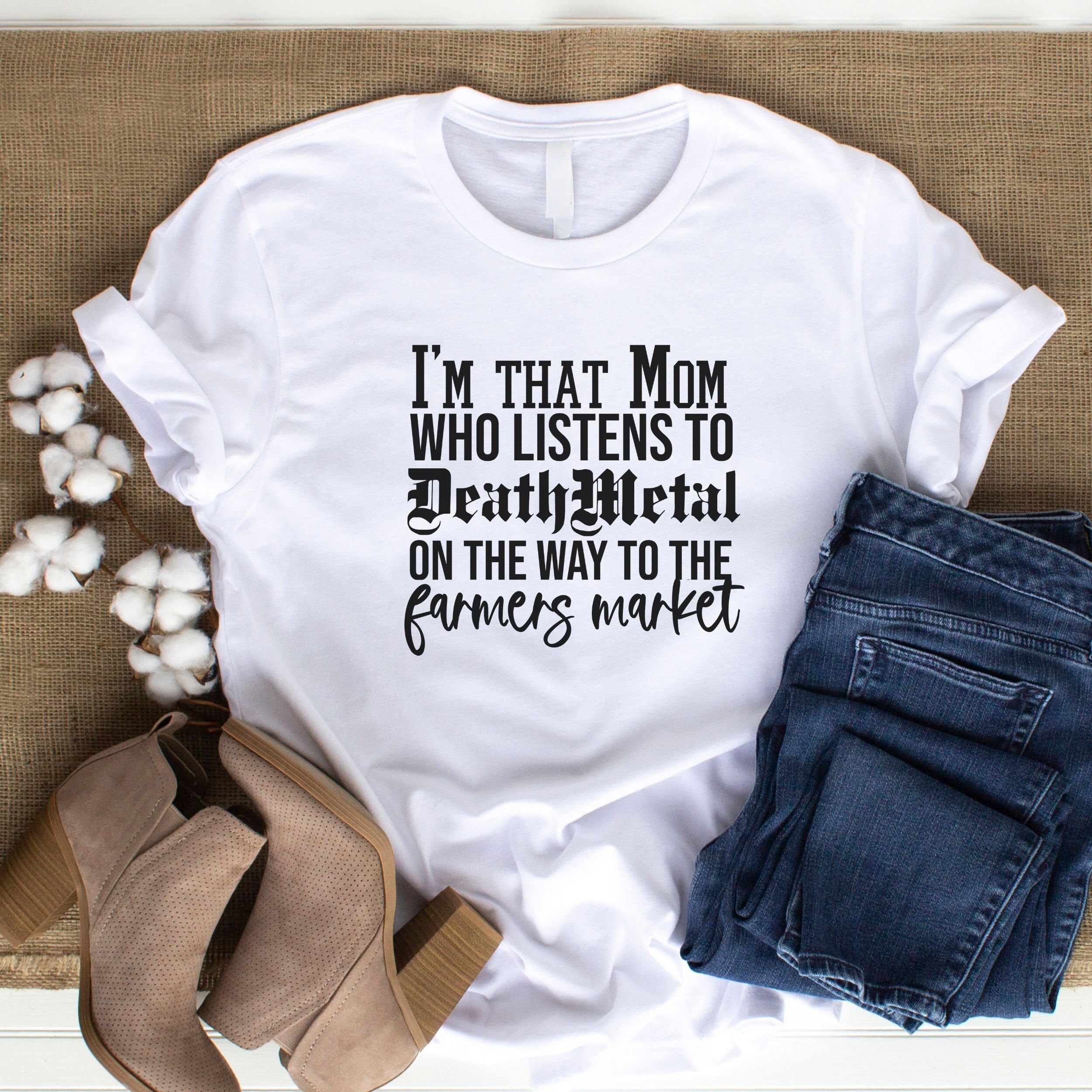 Cute Mom Shirt Gender Neutral Mom Funny Mom Death Metal - Etsy