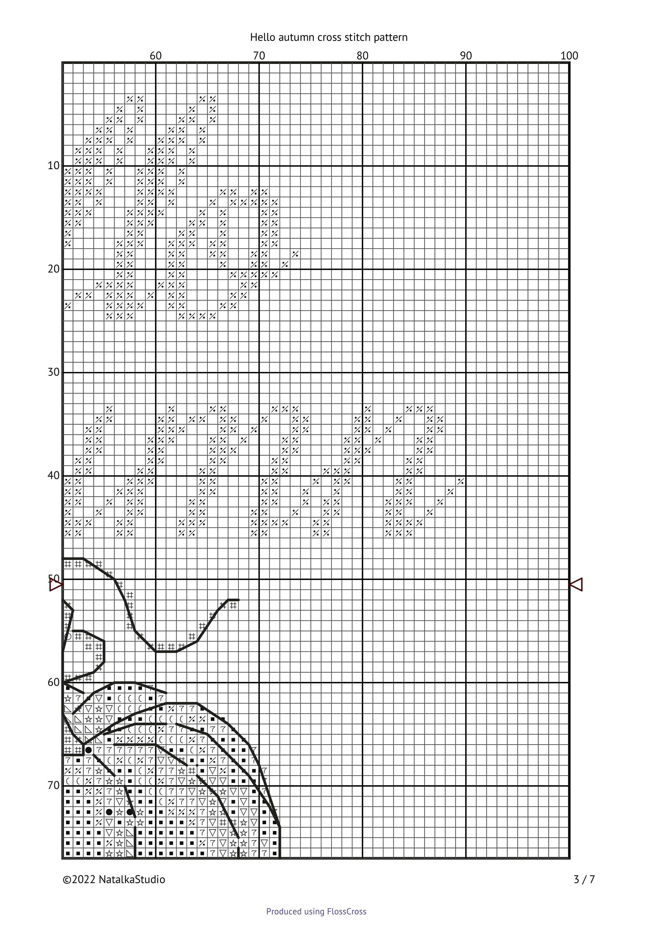 Autumn Vegetable Cross Stitch Pattern Pumpkin Cross Stitch - Etsy