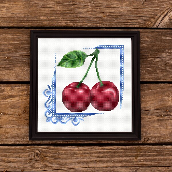 Cherry Cross Stitch Patterns - Etsy