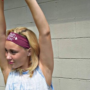 Faith Over Fear Embroidered Headband, Faith Headband, Inspirational ...