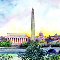 Cherry Blossom Festival Poster: Washington DC Travel Wall Art, Framed ...