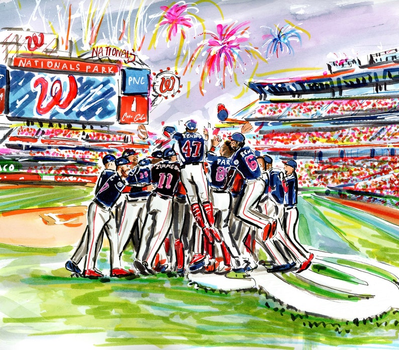 Washington Nationals 2019 Celebration | Etsy