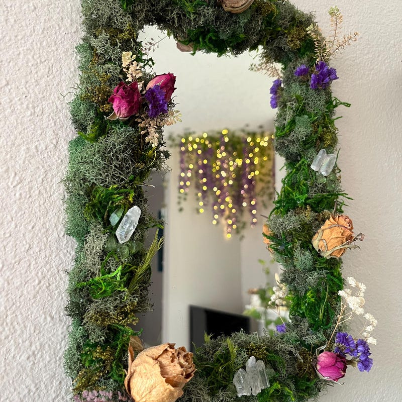 Moss Mirror - Etsy