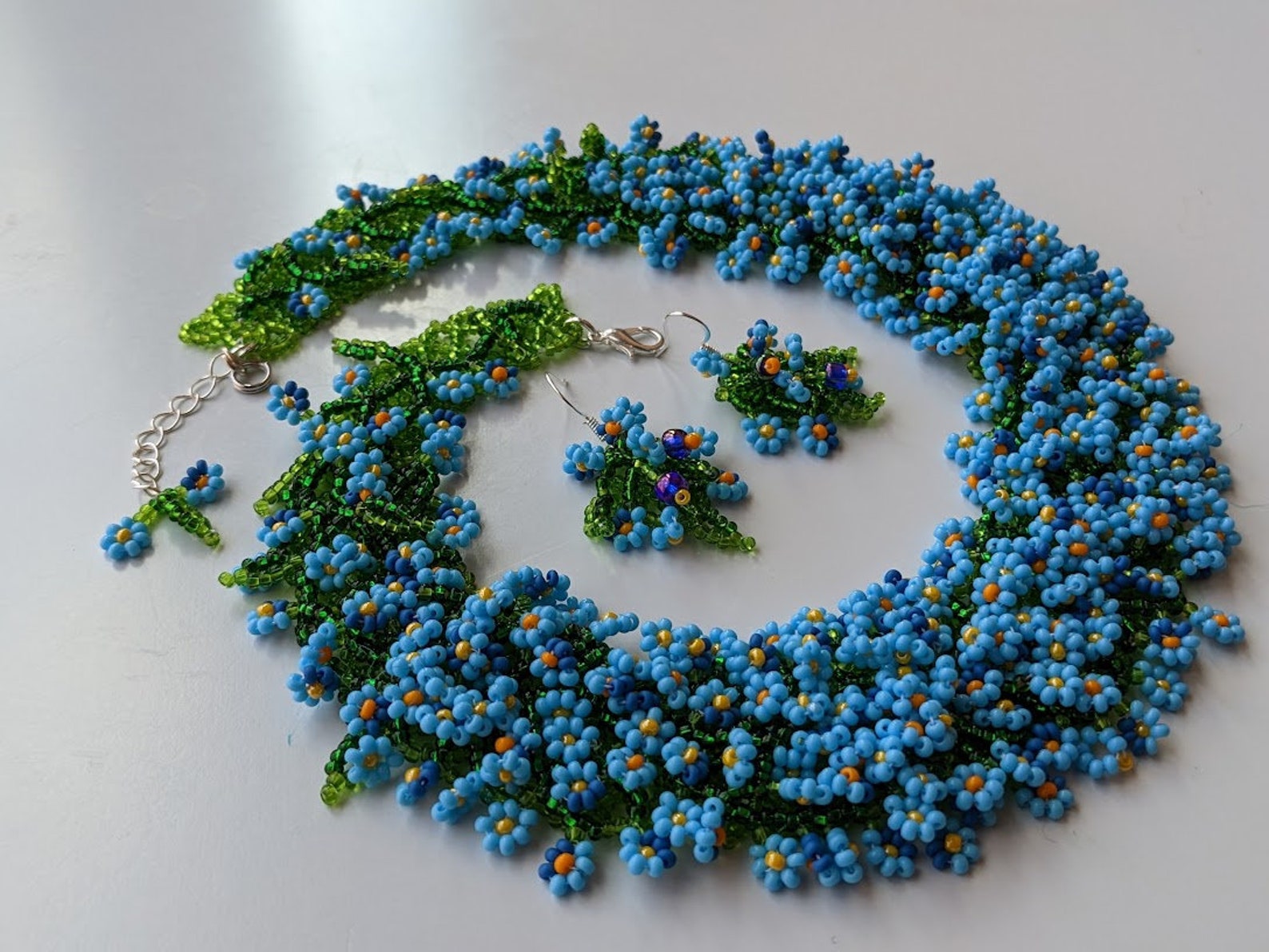 Free Shipping Ukrainian Handmade Set. Ukrainian Jewelry. - Etsy