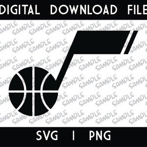 Utah-jazz-note-svg-png Instant Download - Etsy