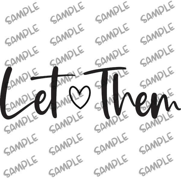 Let Them Svg - Etsy