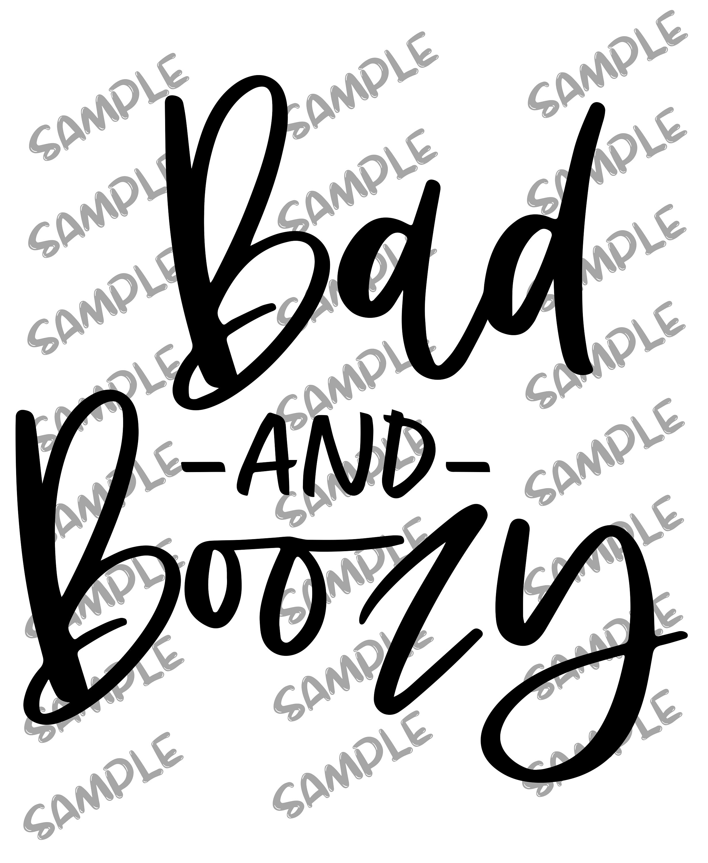 Bad and Boozy Instant Digital Download PNG SVG JPEG - Etsy