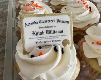 Edible Graduation Cake Topper - Etsy