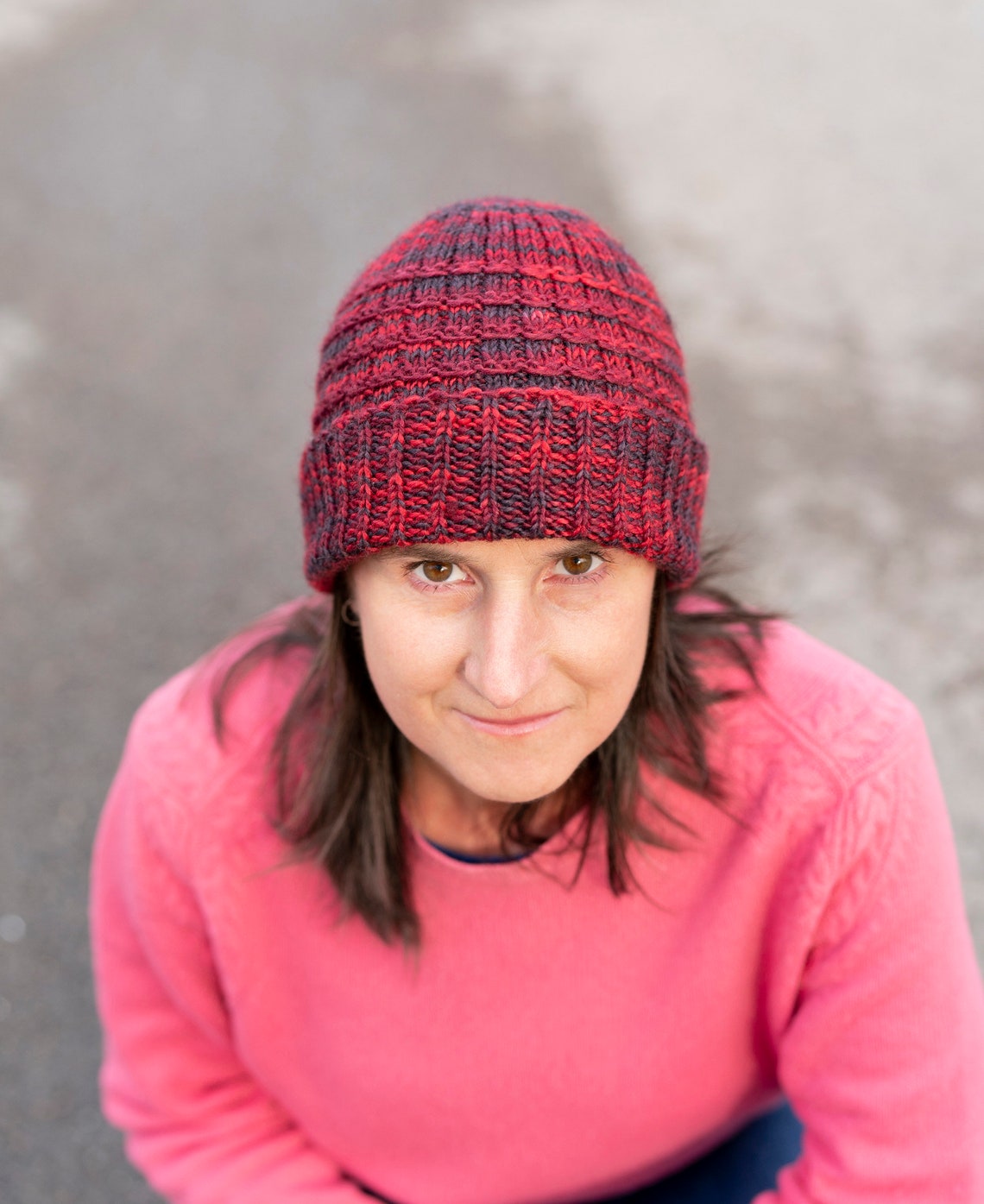 Ribbing and Slip Stitch Easy Knit Hat Pattern, 5 Sizes, Newborn, Baby ...