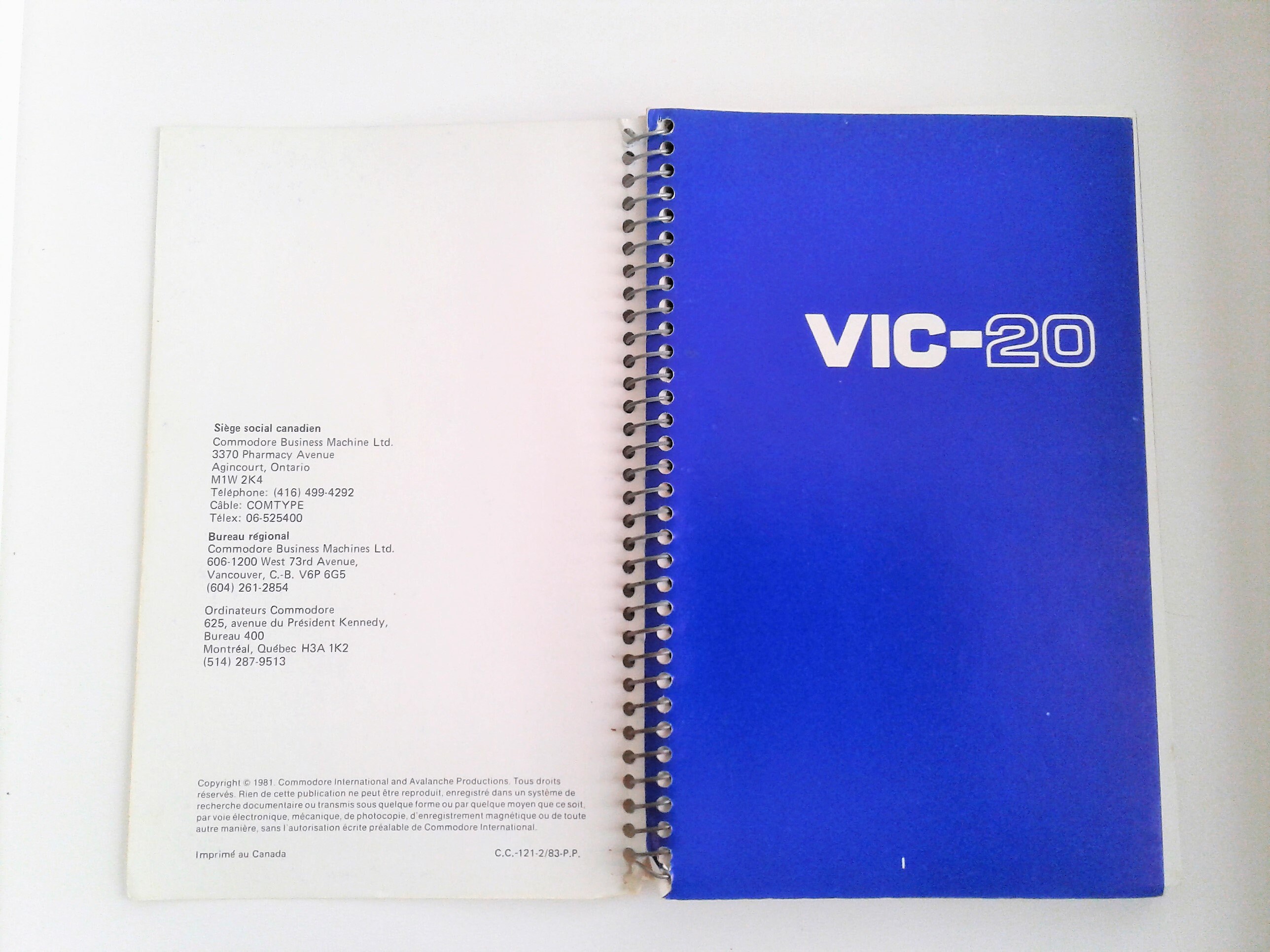 Commodore Vic-20 User Reference Guide and User Manual French - Etsy UK