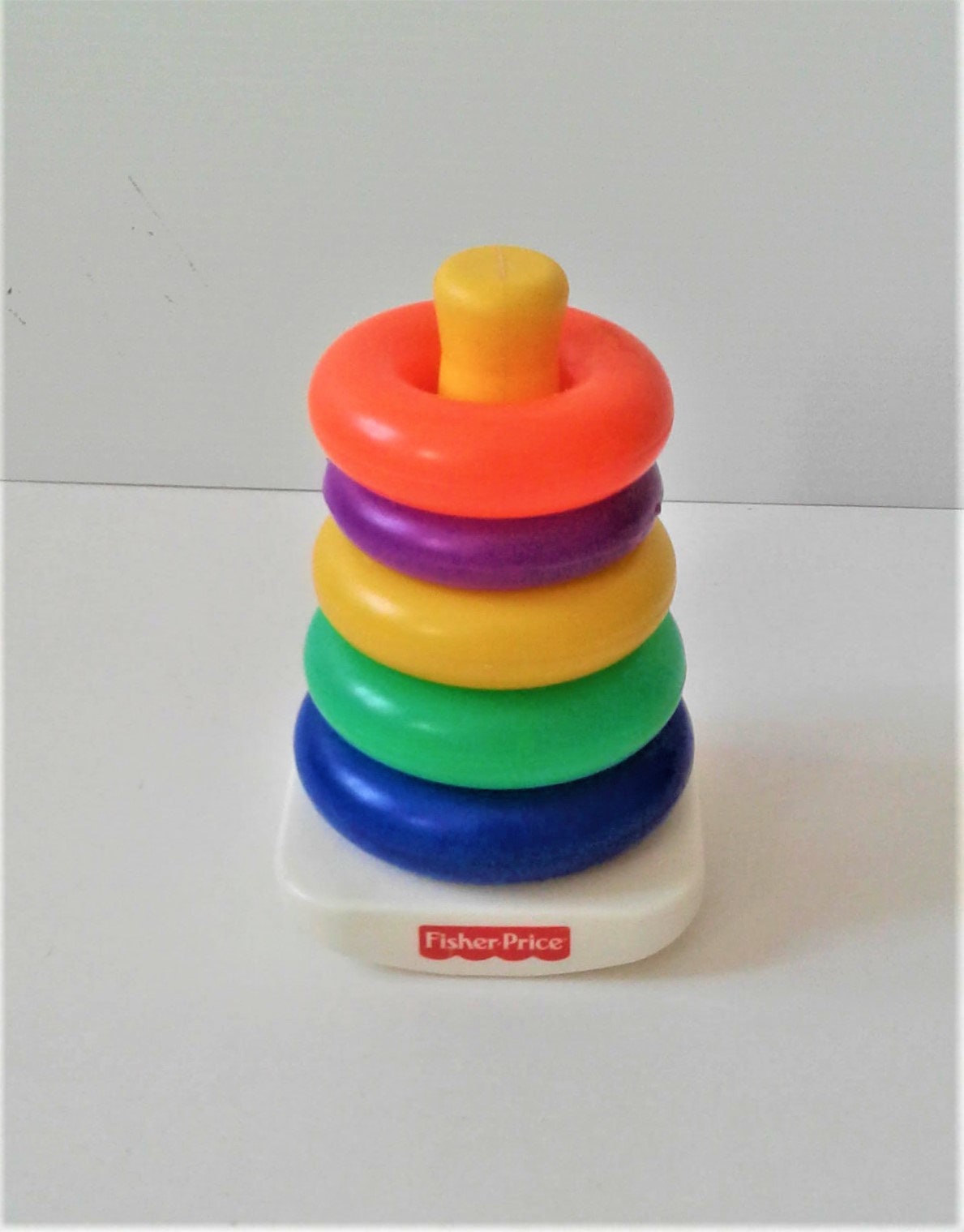 Vintage Fisher Price ROCK A STACK Stacking Learning Toy 1050 - Etsy Canada
