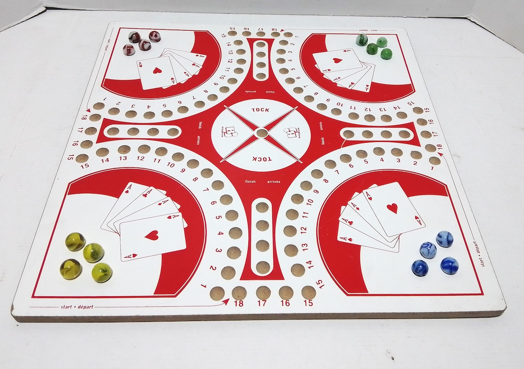 Vintage 4-players Tock Game Brand New Jeu De Tock Complet - Etsy UK