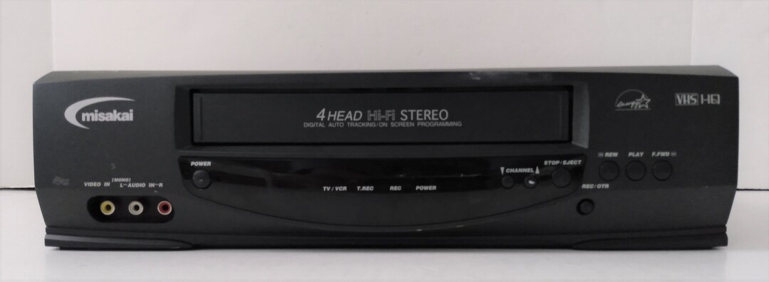 Vintage 1990'S Misakai VCR HIFI Stereo 4 Heads VHS Player No Remote ...