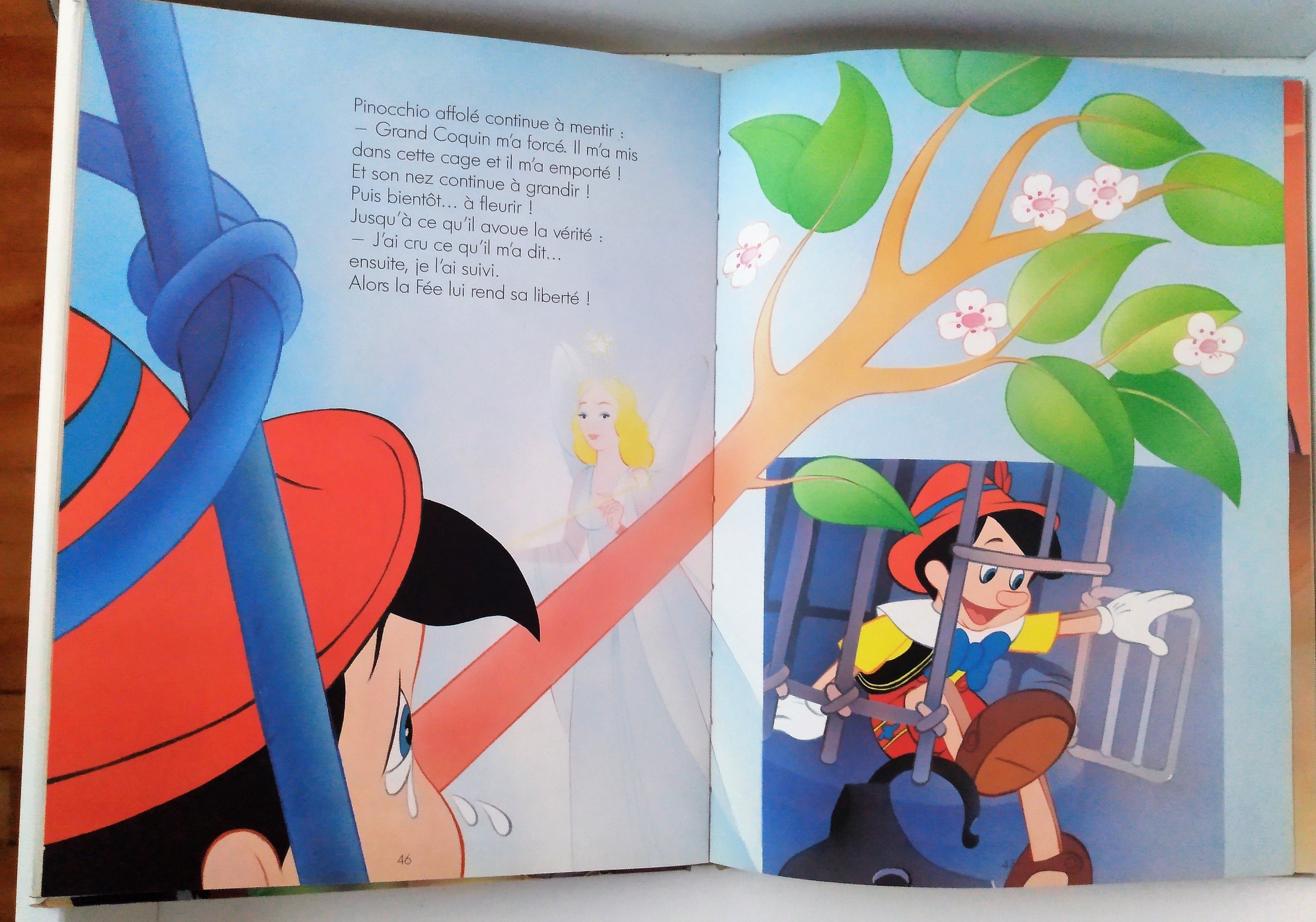 Pinocchio Walt Disney French Book by B Mitchell Livre Français - Etsy ...