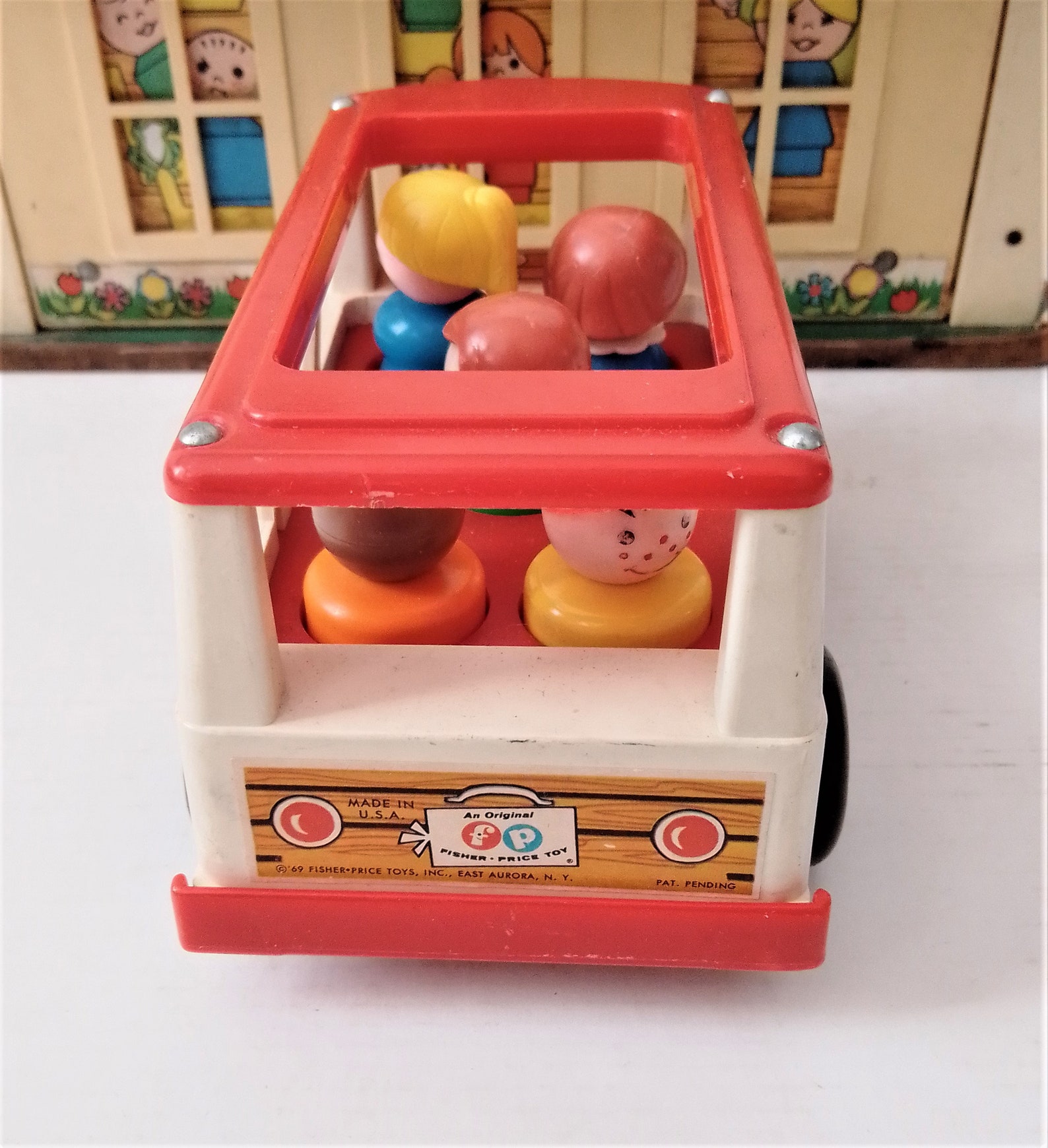 Vintage Fisher Price 1971 Little People 923 Play Family - Etsy