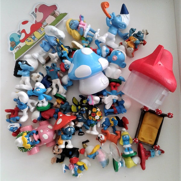 80s Smurfs - Etsy