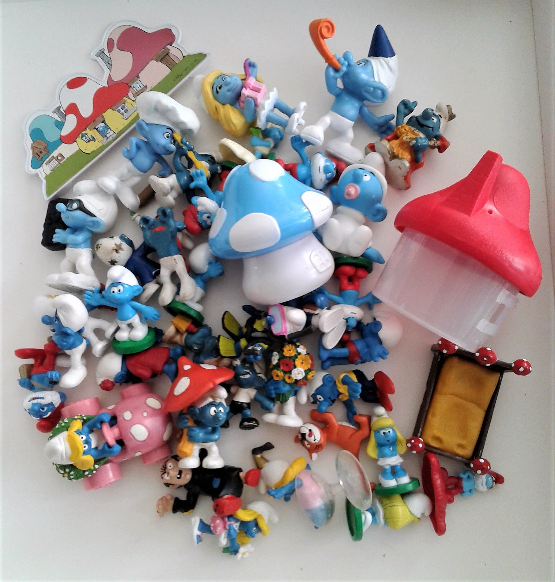 Choose the Ones You Love..vintage 80s Smurfs Pvc Figures Toy | Etsy