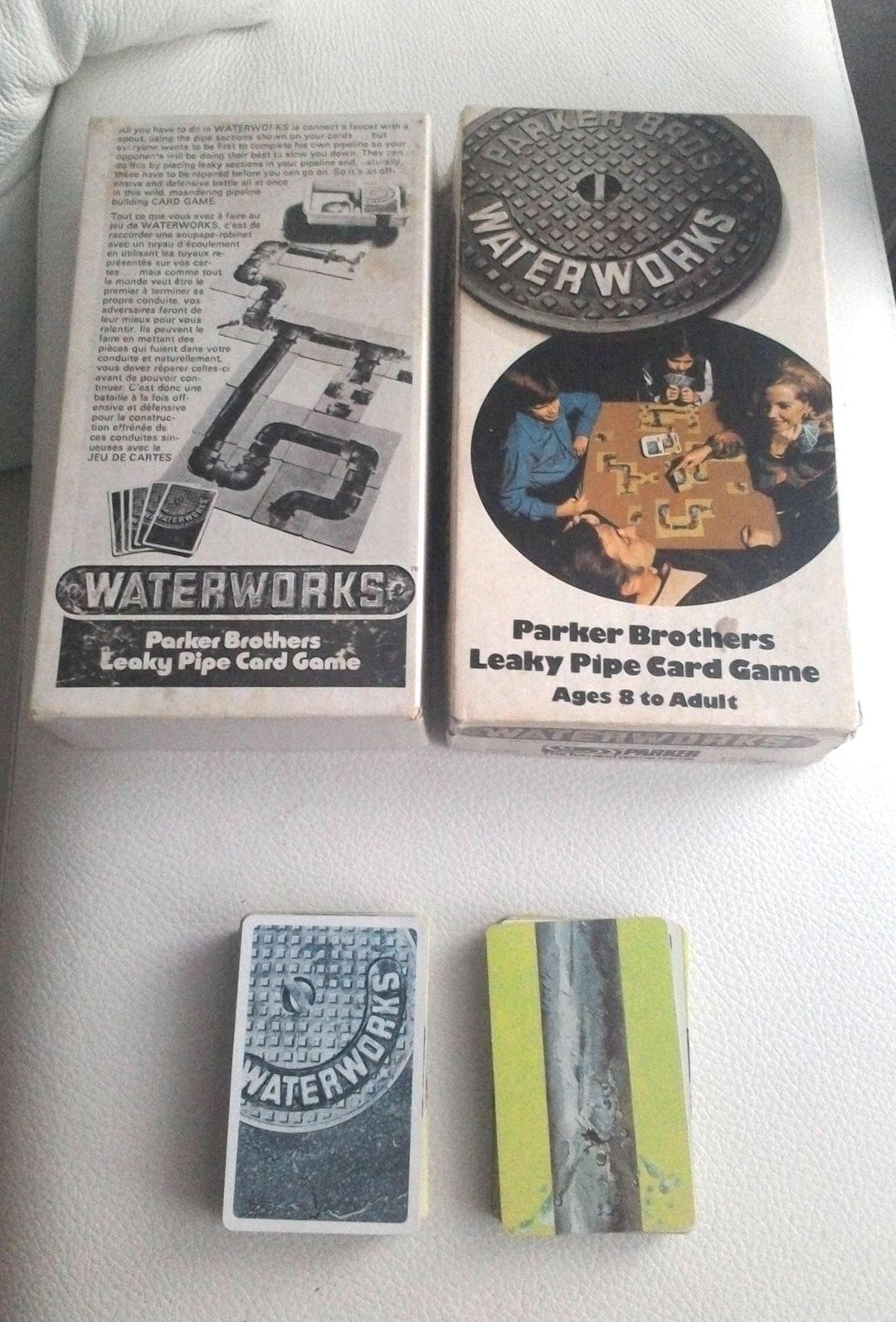 WATERWORKS Leaky Pipe Card Game A-21 Parker Brothers (1972) - Etsy