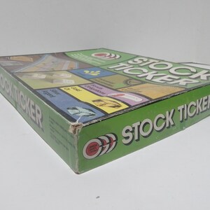 Vintage 1984 Stock Ticker Board Game Published by Canada Games ...