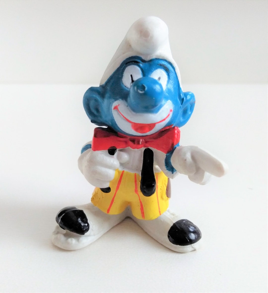 Vintage Clown Smurf Figurine by Peyo Collectible Pvc Figure 1980'S - Etsy