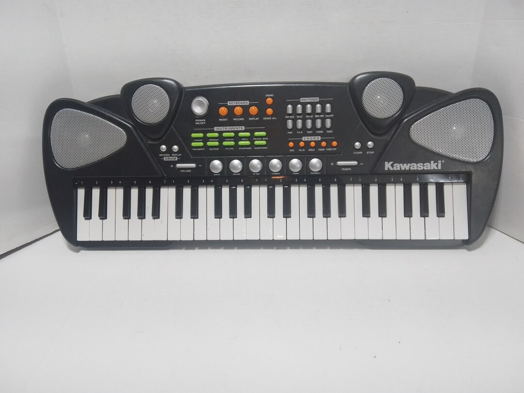Vintage Kawasaki 49-key Musical Keyboard Battery-powered Recording 10 ...