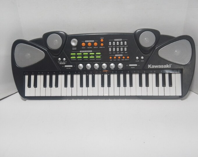 Vintage Kawasaki 49-key Musical Keyboard Battery-powered Recording 10 ...