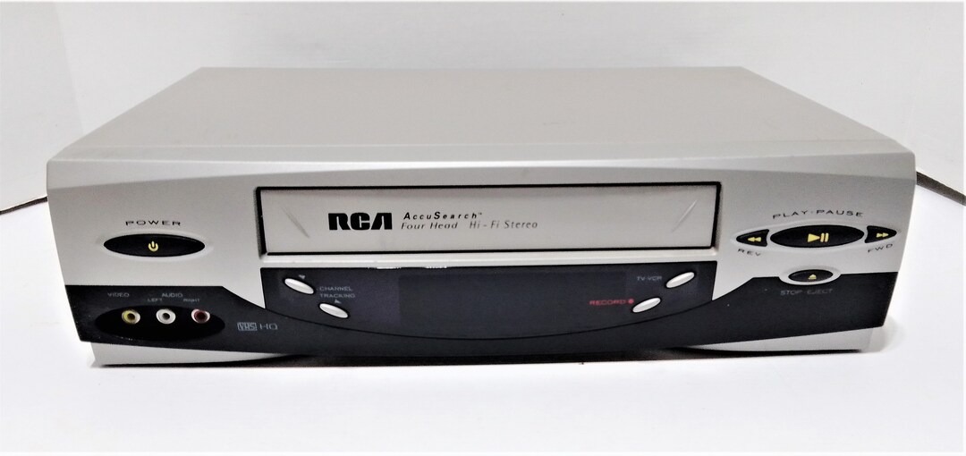 Vintage 1990 VR637HF RCA VHS VCR Recorder Accu-search 4 Head Hi-fi ...